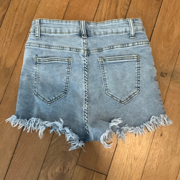 SHEIN | Shorts | Button Fly Cut Off Shorts | Poshmark